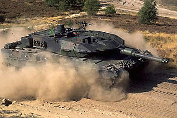 Cavalerie: Leopard 2A4 en 2A5.